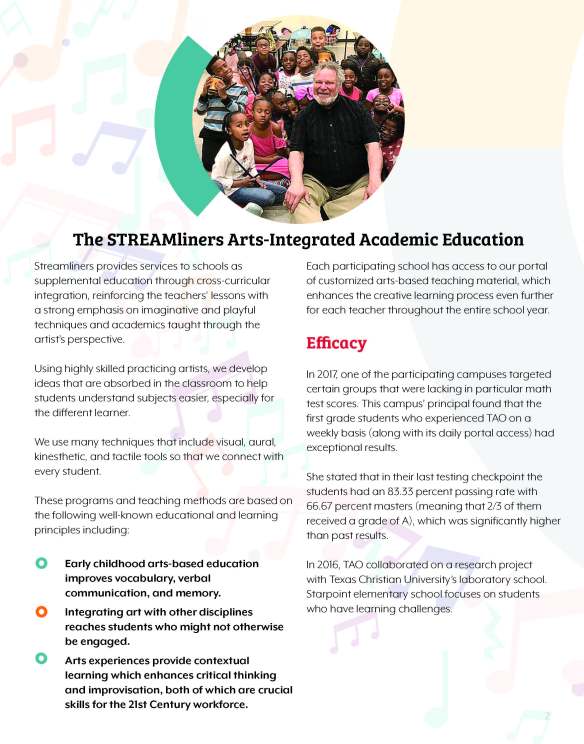 The Artist Outreach Brochure – Programs for Children | joelynd.com