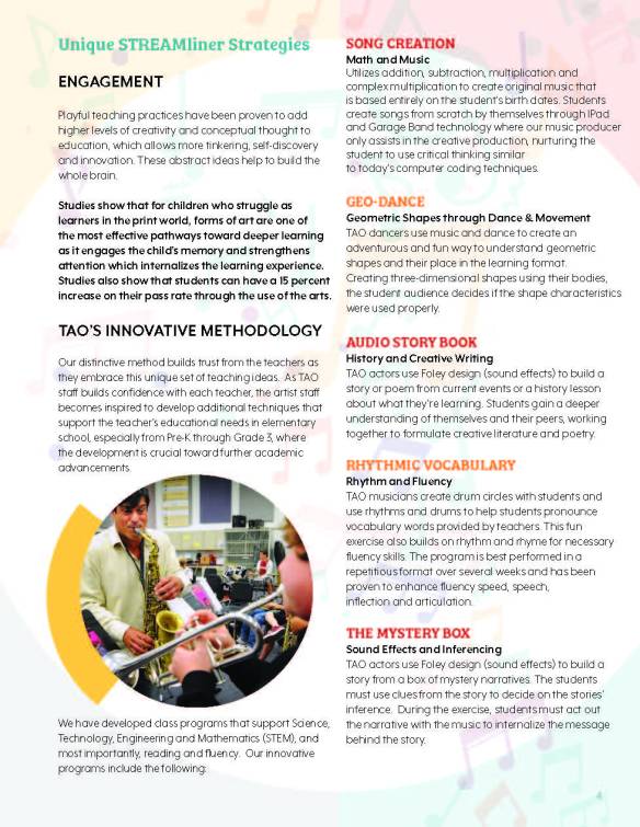 The Artist Outreach Brochure – Programs for Children | joelynd.com