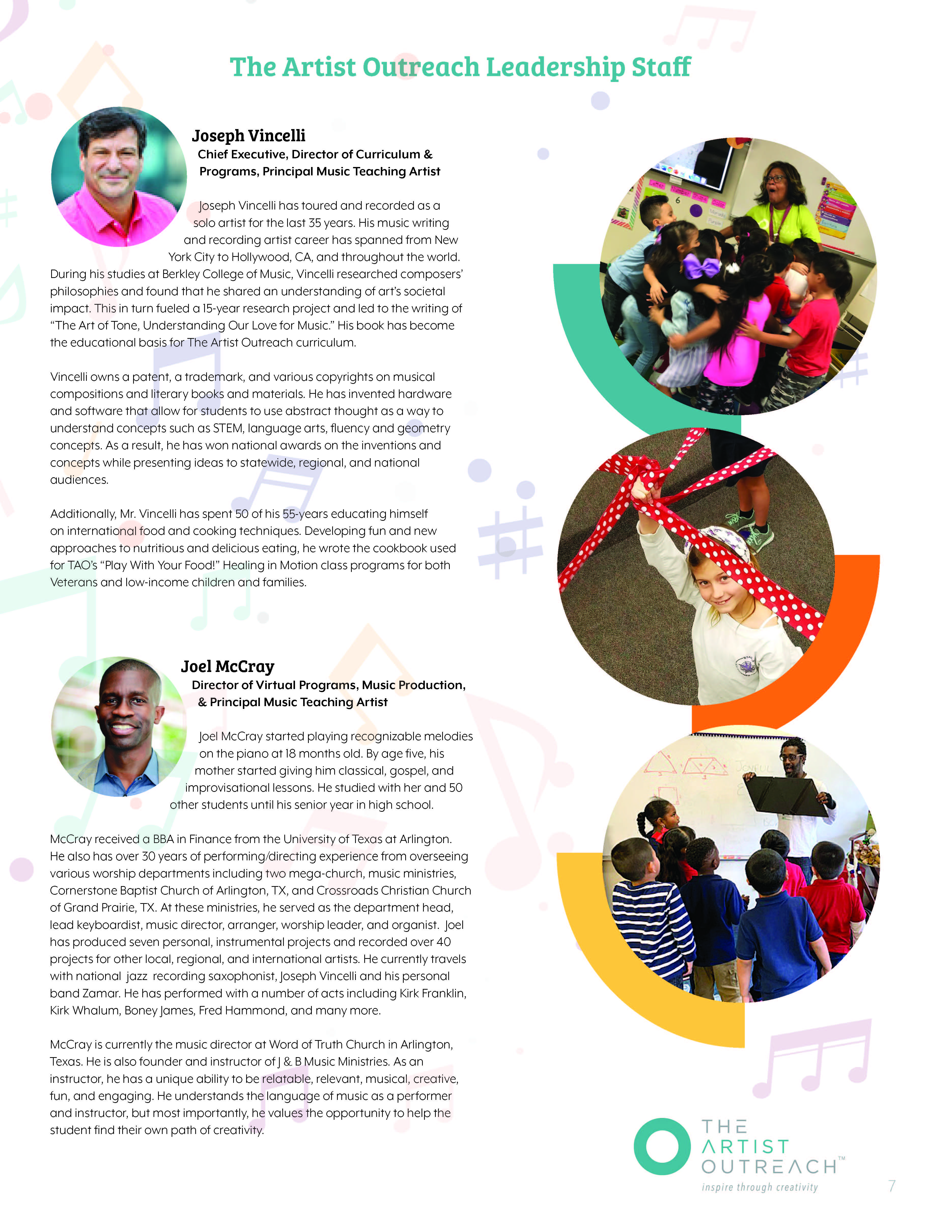 The Artist Outreach Brochure – Programs for Children | joelynd.com